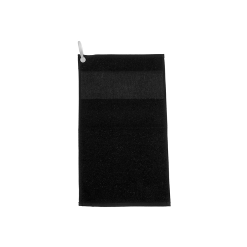 Plain Golf Towel - Black | SA GOLF ONLINE